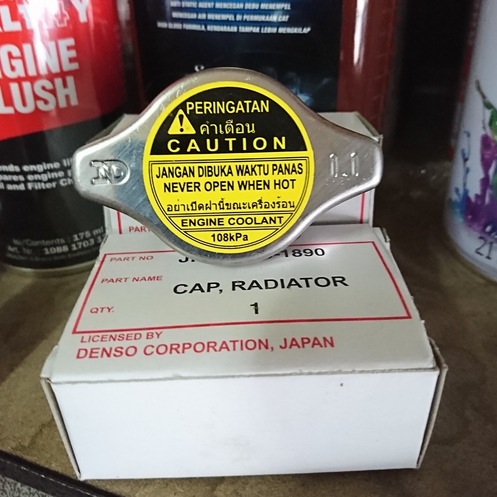Jual Tutup Cap Radiator 1,1 ND Denso Ori mobil AVANZA XENIA INNOVA VIOS ...