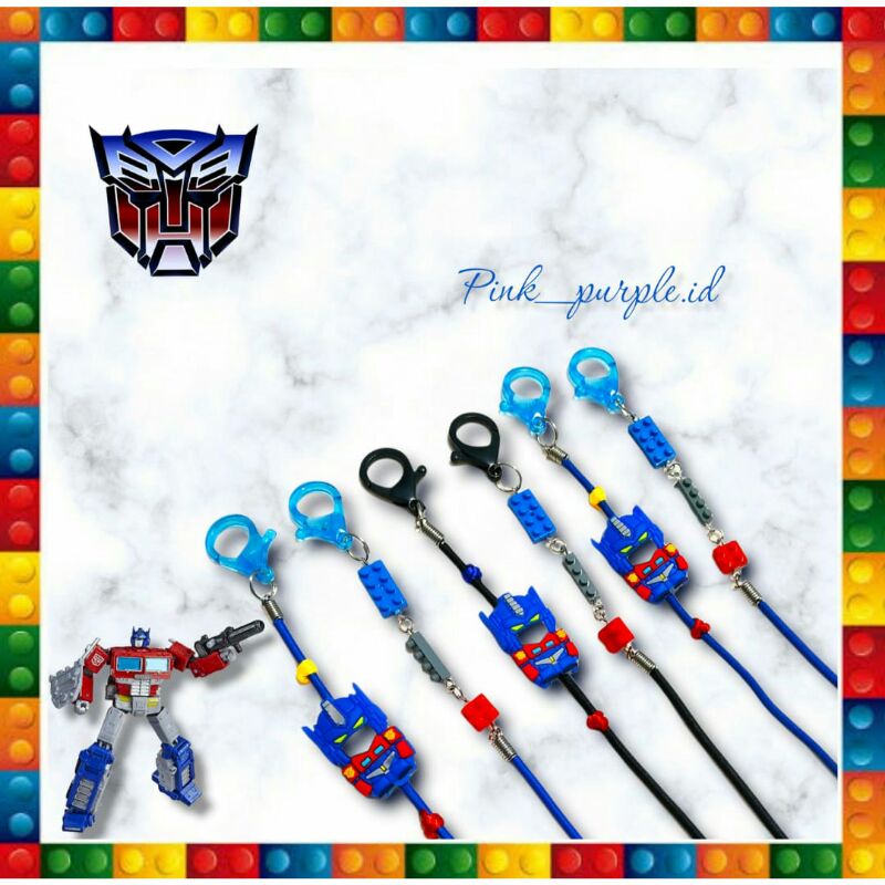 Jual Strap masker TRANSFORMERS Optimus prime tali masker aksesoris ...