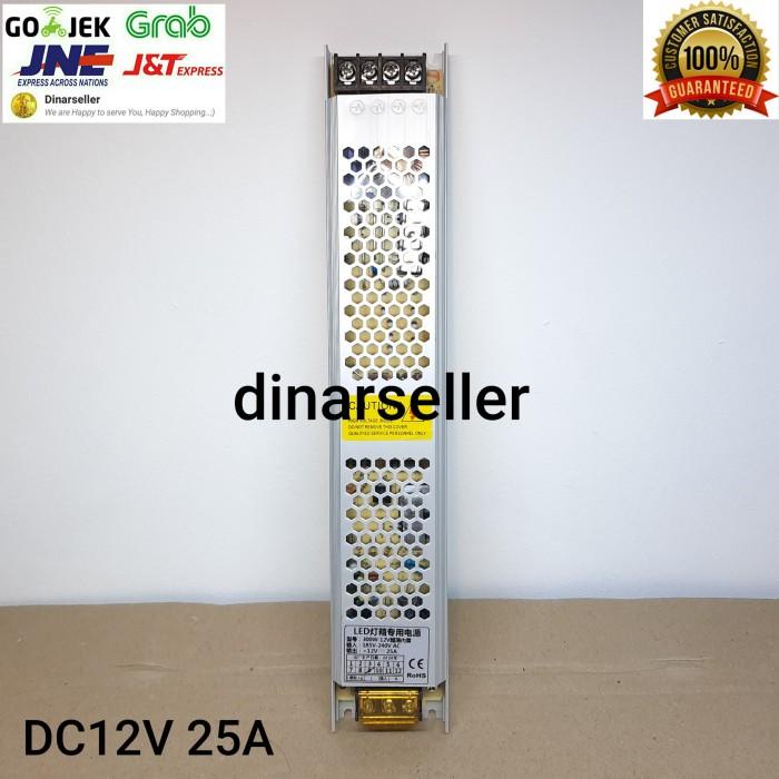 Jual Trans Former Trafo Dc 12V 25A Slim Adaptor Power Supply / Travo ...