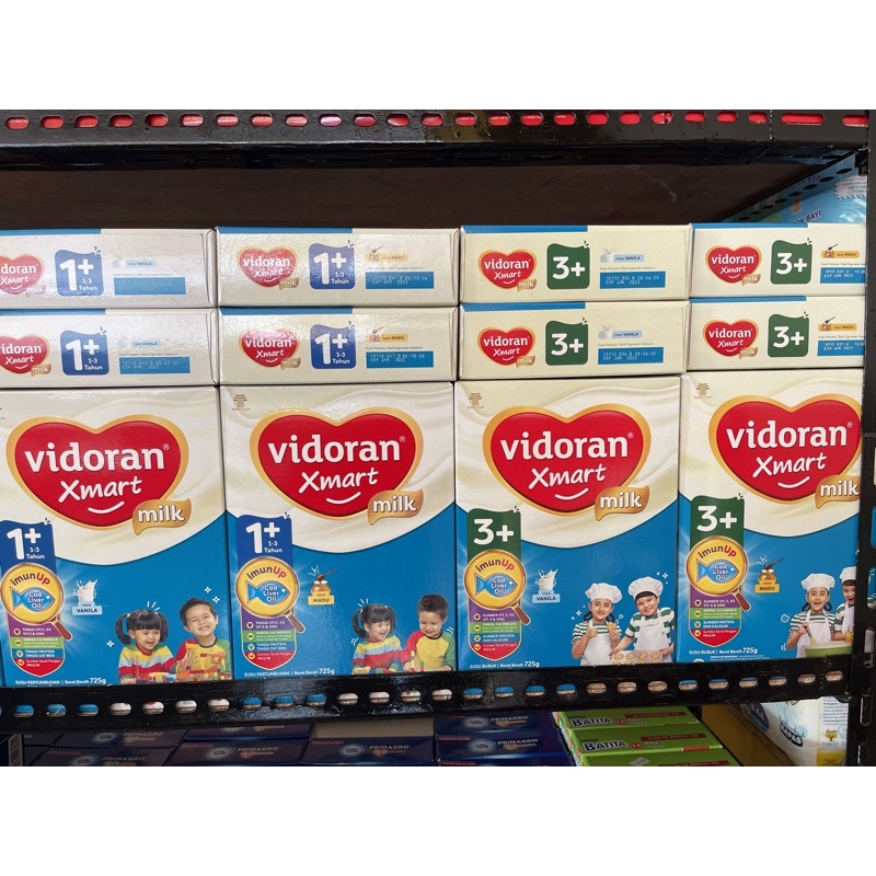 Jual VIDORAN XMART 1+ 1 plus 3+ 3plus 700GR 925gram VANILA MADU ...