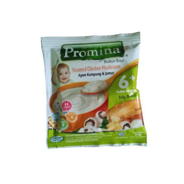 Jual promina bubur bayi rasa ayam kampung & jamur 80g | Shopee Indonesia