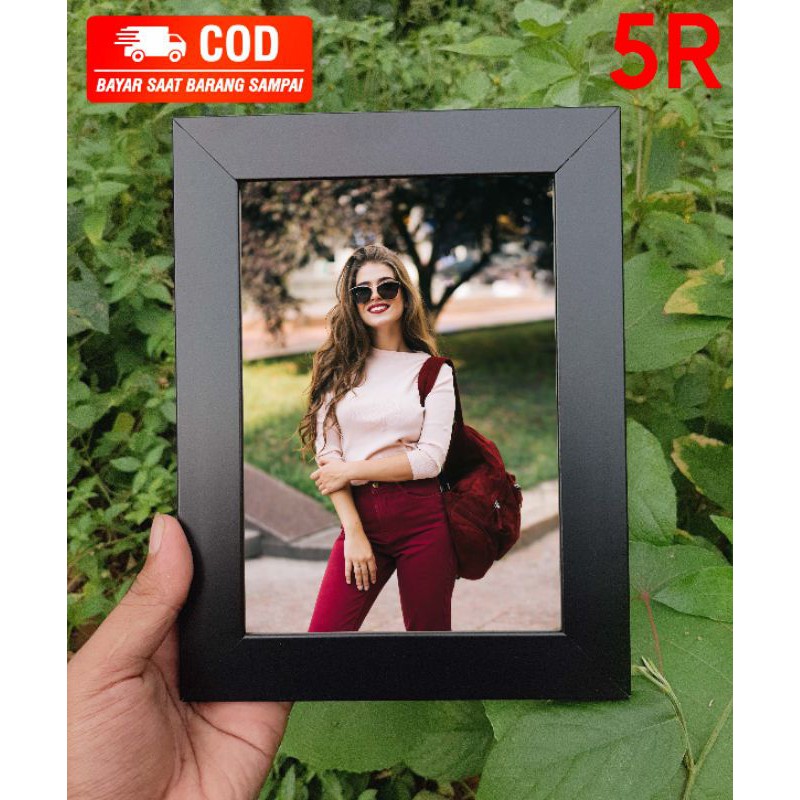 Jual PROMO BINGKAI 5R WARNA HITAM / FRAME UKURAN 5R / BINGKAI MINIMALIS ...