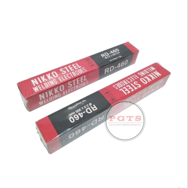 Jual Kawat Las Besi MMA RD 460 2 mm Pack 2kg Nikko Steel RD460 2mm 2 kg Kawat Las RD-460 2 mm ...