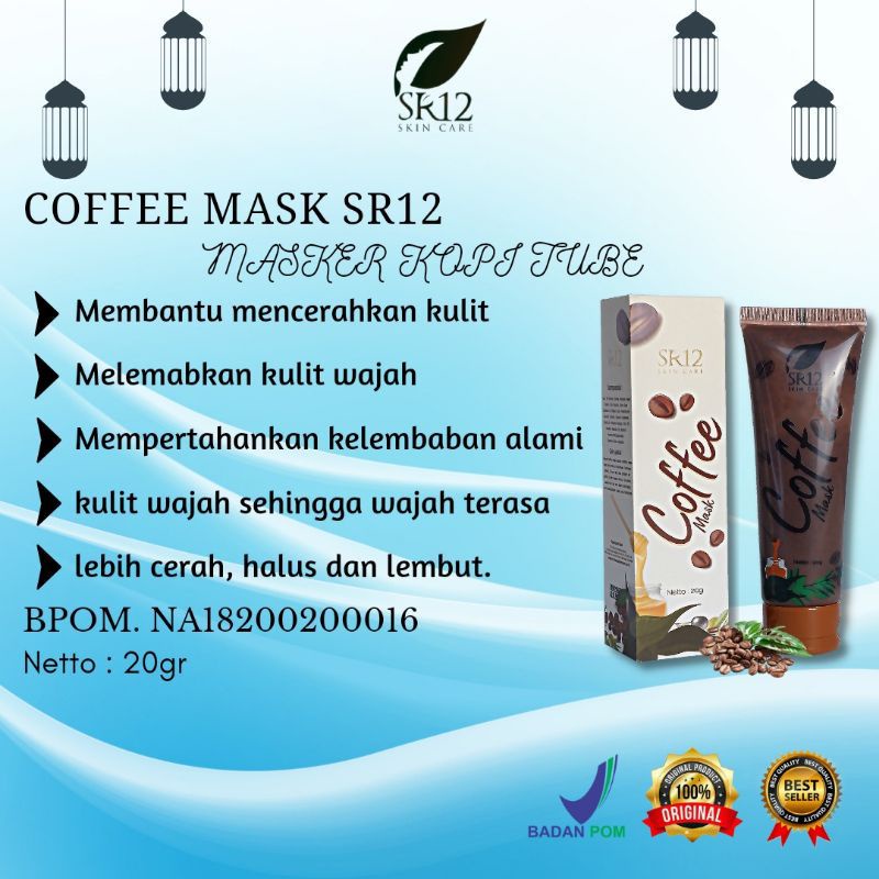 Jual COFFE MASK SR12 20G (MASKER PEELING COFFE) | Shopee Indonesia