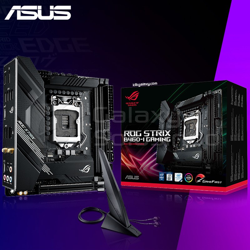 Jual Motherboard ASUS - ROG STRIX B460-I GAMING Comet Lake-S 1200 Mini ...