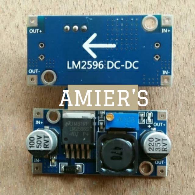 Jual LM2596 DC-DC ADJUSTABLE STEP-DOWN POWER MODULE LM 2596 BUCK REGULATOR WITH INDICATOR ...