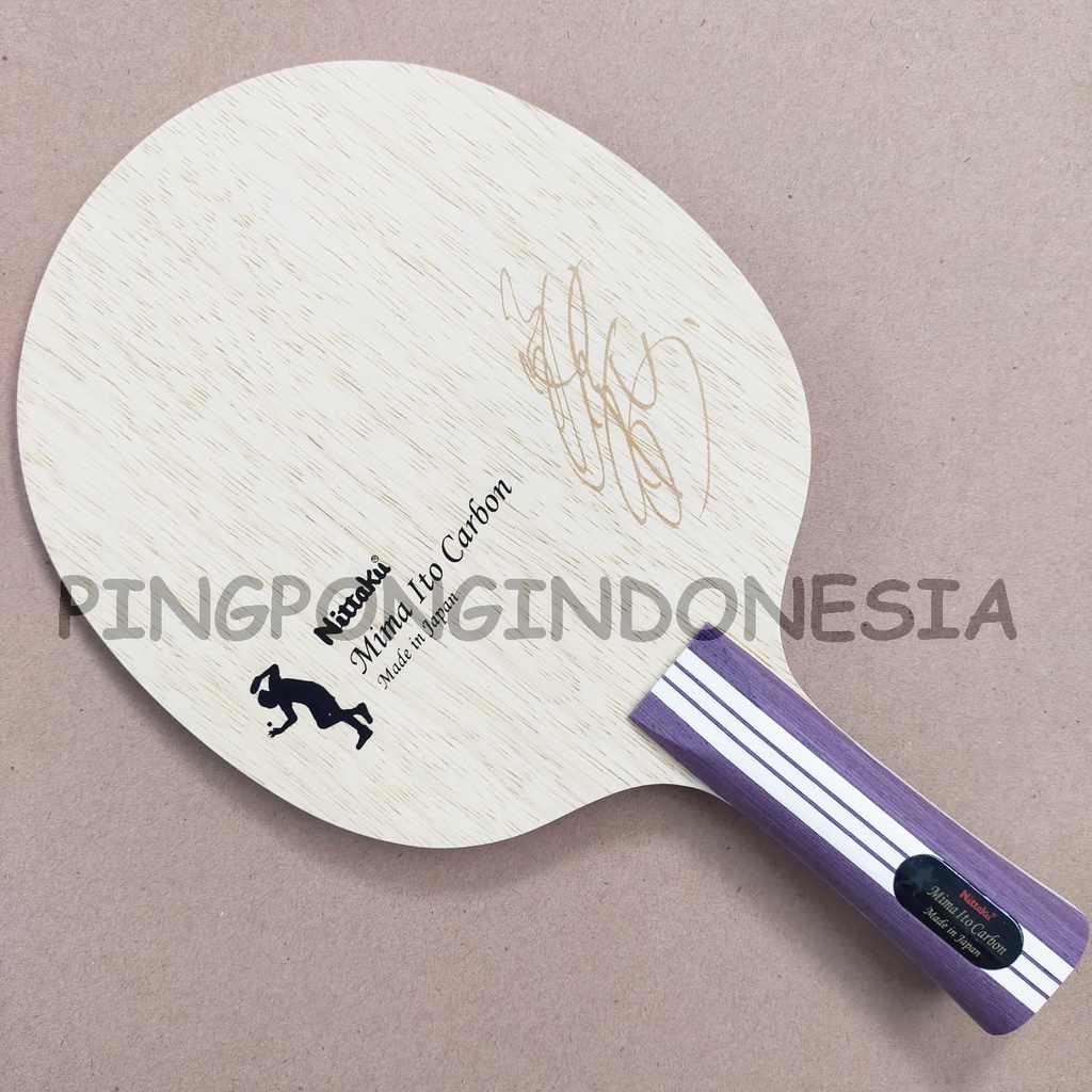 Jual Nittaku Mima Ito Carbon - Kayu Blade Pingpong Bet Bat Tenis Meja | Shopee Indonesia