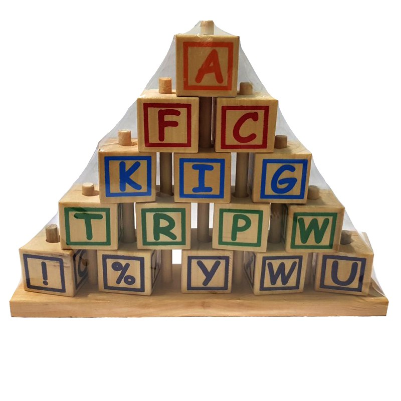 Jual Mainan Edukasi Huruf Piramida | Shopee Indonesia