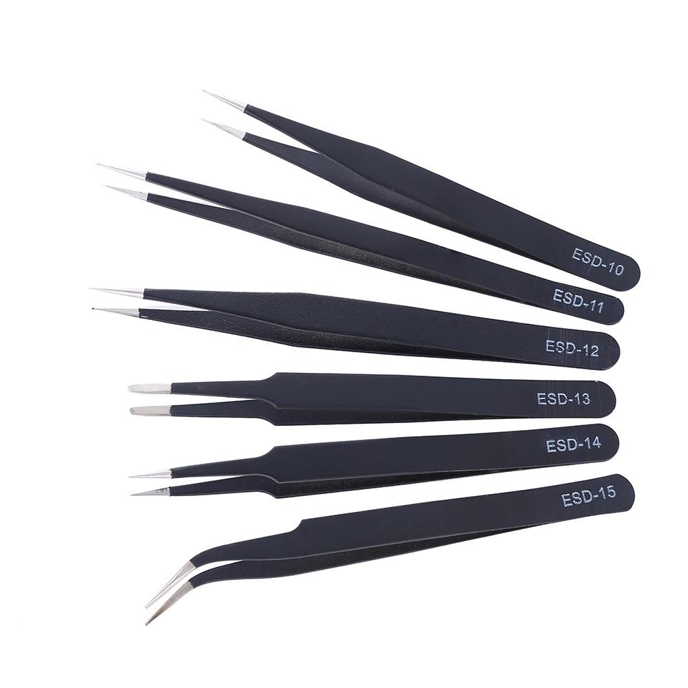 Jual PINSET TWEEZER HRC-40 LURUS BENGKOK ESD-15 ESD-12 ESD-13 TWEEZERS ...