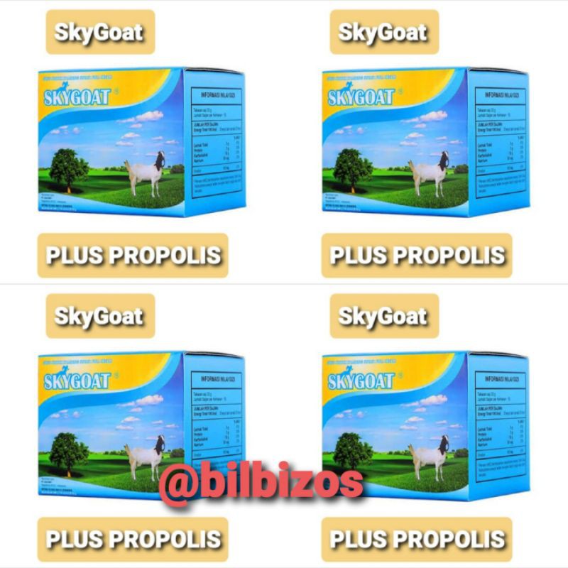 Jual SALE!! 4 BOX [1 Box isi 10 sachet] SKYGOAT PLUS PROPOLIS SUSU ...
