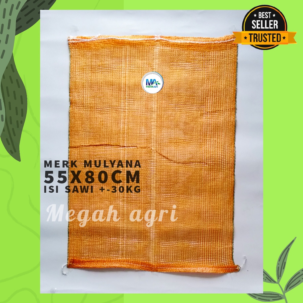 Jual KARUNG WARING SAYUR JARING GLANGSI 55X85cm KUNING MERK MULYANA ...