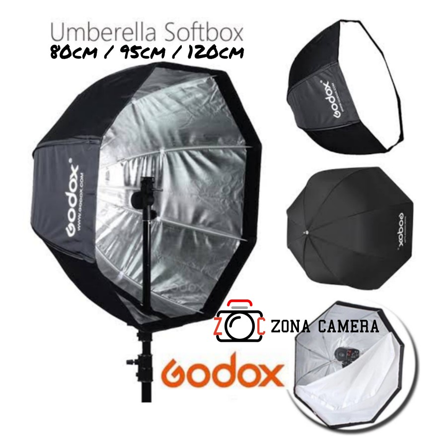 Jual Godox SB-UBW Softbox Octa Umbrella Reflector Payung 80cm 95cm ...