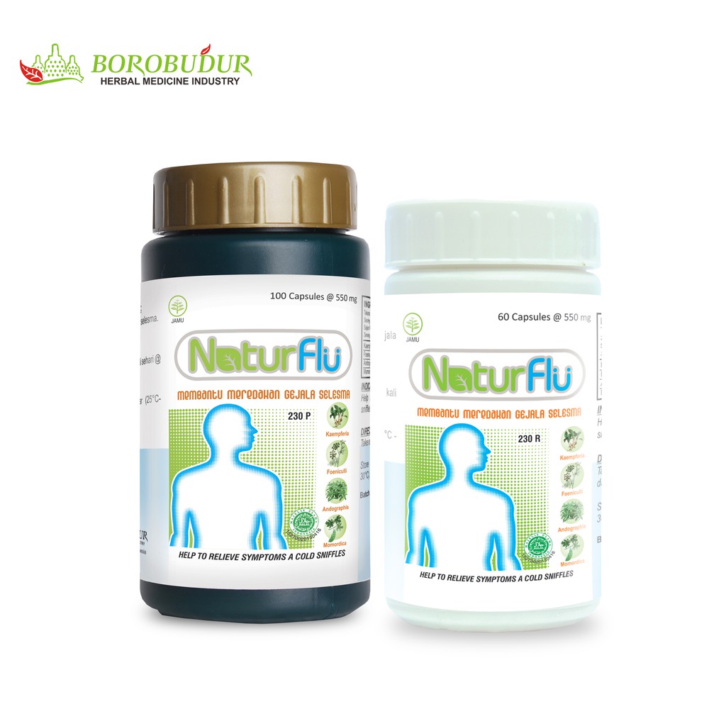 Jual Borobudur Herbal - Membantu meredakan gejala selesma Natur Flu ...