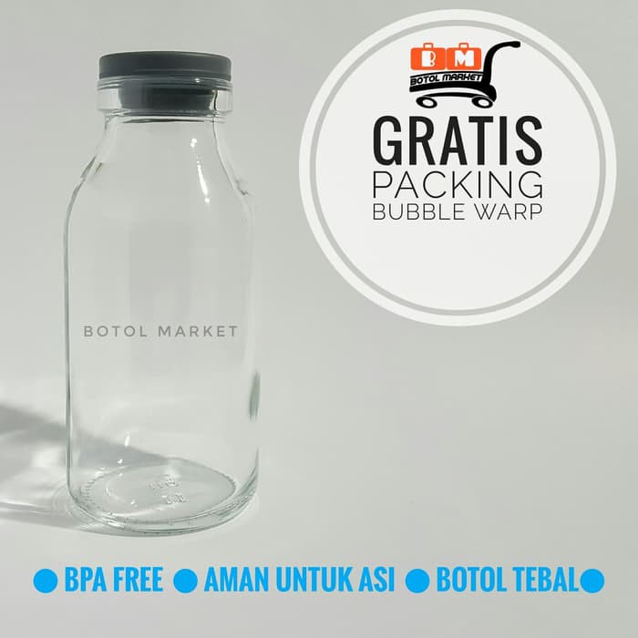 Jual Botol Asi 100 ml /sedia botol kaca asi asip 50 ml,100 ml.250 ml ...