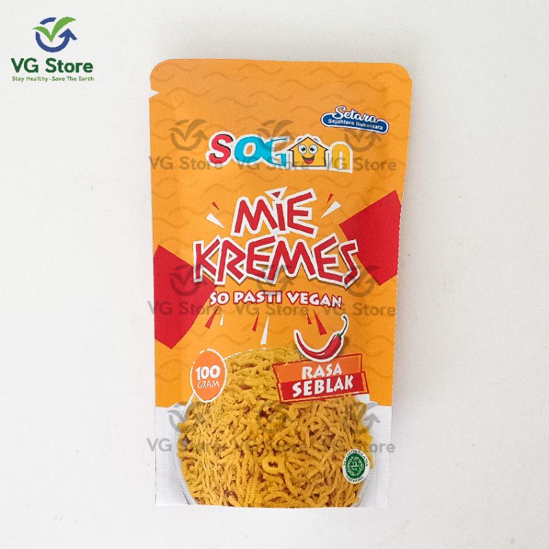 Jual Mie Mi Kremes Sogan So Pasti Vegan Snack Vegan Vegetarian Original ...