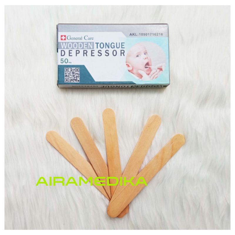 Jual Tong Spatel Lidah Kayu / Tongue Spatel Kayu / Wooden Tongue ...