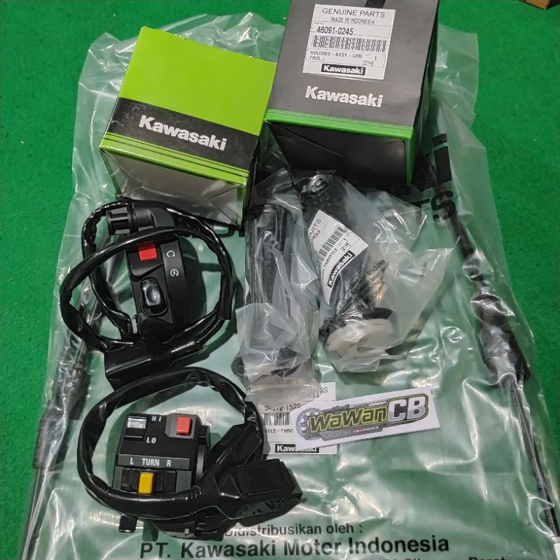 Jual Holder kanan KSR set handgrip ninja dan holder kiri Ninja RR ...