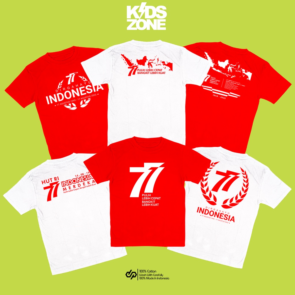 Jual Kaos / Baju Anak HUT RI KE 77 DIRGAHAYU INDONESIA / Kaos Baju Anak ... Jual Kaos / Baju Anak HUT RI KE 77 DIRGAHAYU INDONESIA / Kaos Baju Anak ...