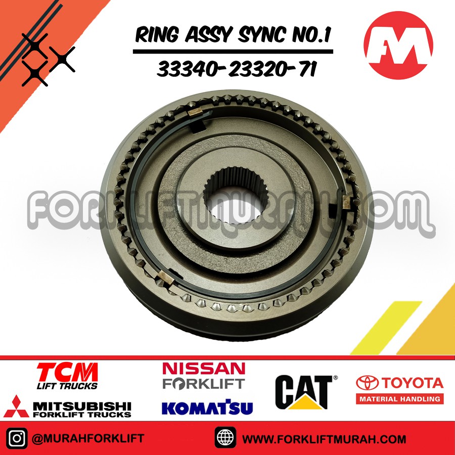 Jual RING KROMIS, RING ASSY SYNCHRONIZER FORKLIFT TOYOTA | Shopee Indonesia