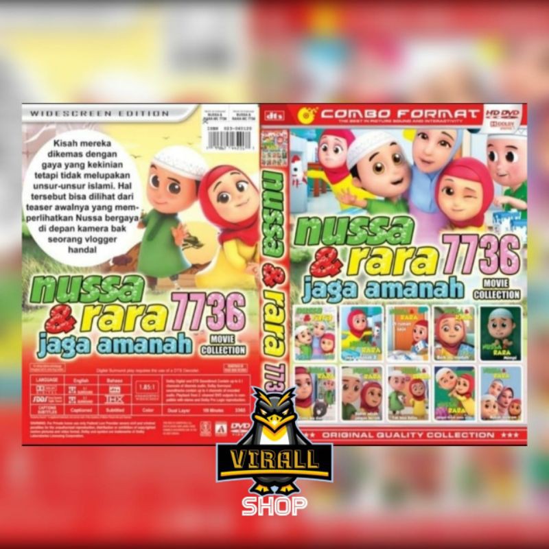 Jual KASET FILM KARTUN ANAK " NUSSA RARA JAGA AMANAH 7736 " | Shopee Indonesia