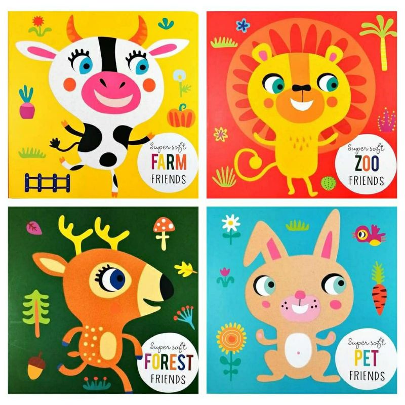 Jual board book super soft farm friends | Shopee Indonesia
