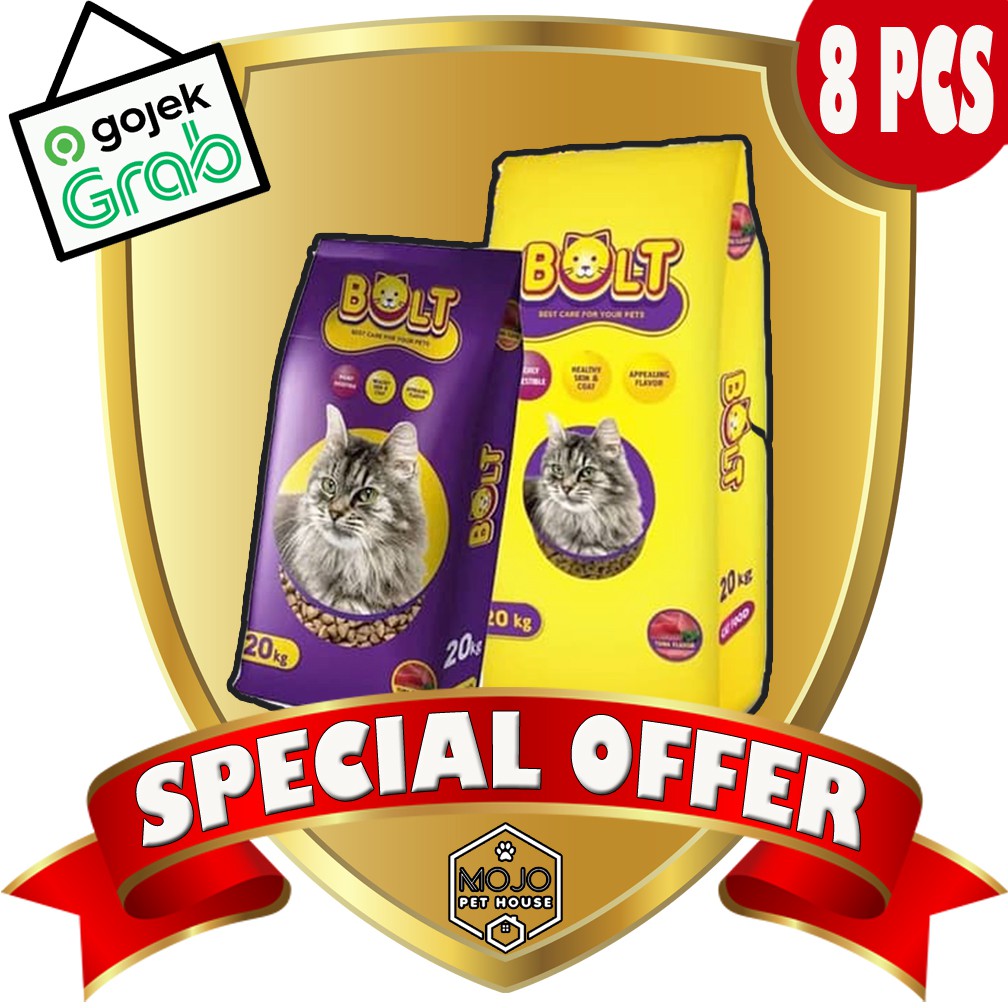 Jual GRAB/GOJEK BOLT CAT FOOD PAKET 8 REPACK 8 PCS | Shopee Indonesia