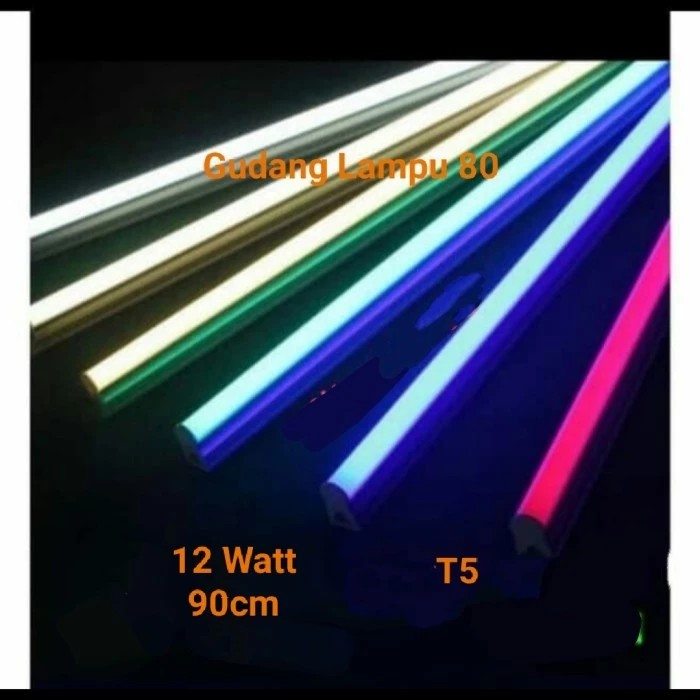 Jual Lampu T5 LED 12watt Tubelight - warm white, 90cm | Shopee Indonesia
