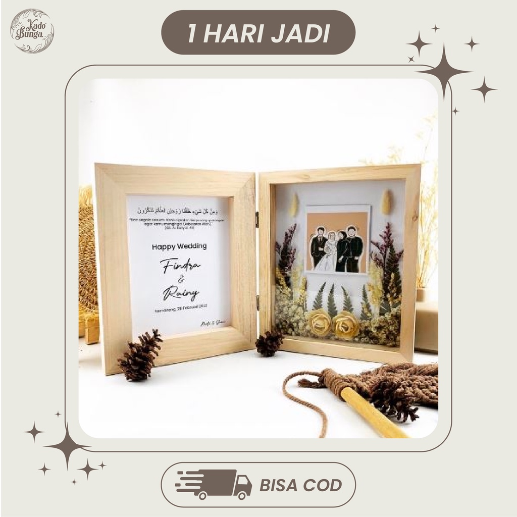 Jual KADO SPESIAL FRAME 3D 25X20 BUKA TUTUP UNTUK KADO HADIAH UNTUK ...