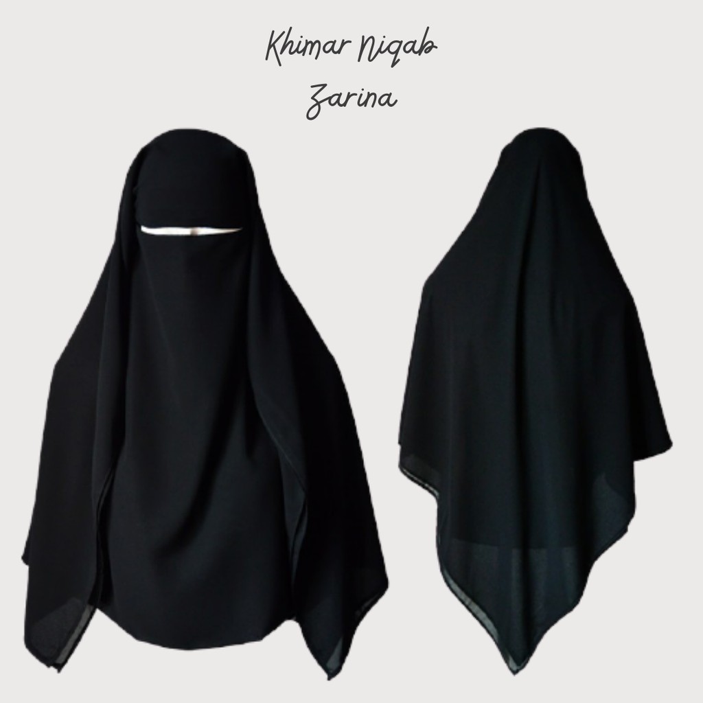 Jual NIQAB YAMAN ZARINA 2 LAYER / CADAR YAMAN WOLFIS 2 RANGKAP | Shopee Indonesia