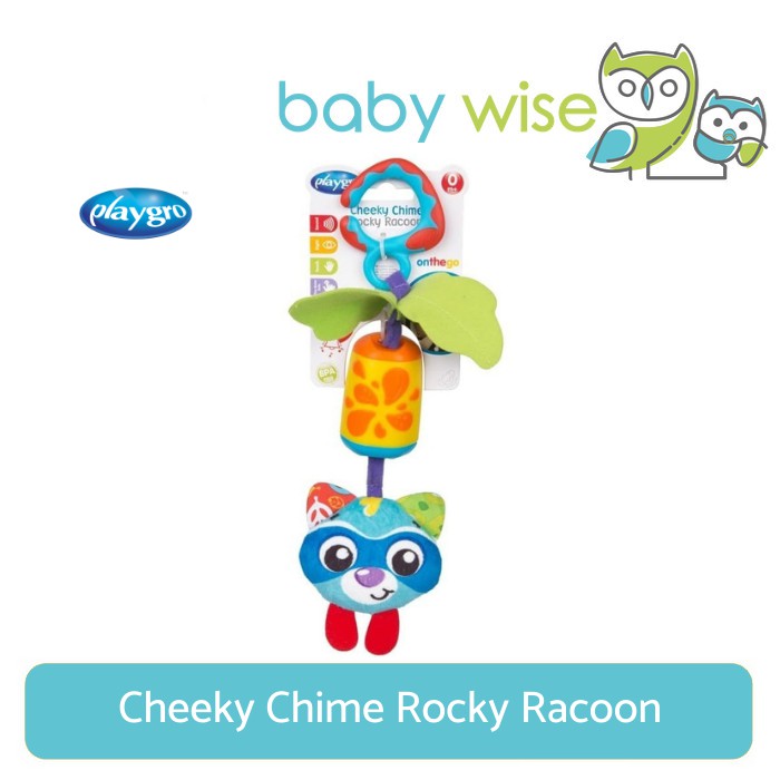 Jual Playgro Cheeky Chime Rocky Racoon - Mainan Anak | Shopee Indonesia