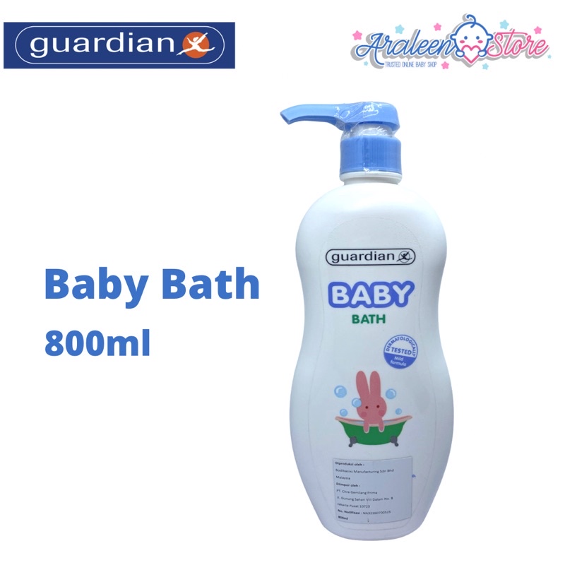 Jual GUARDIAN Baby Bath Sabun Mandi Cair Bayi Botol Pump 800 ml ...