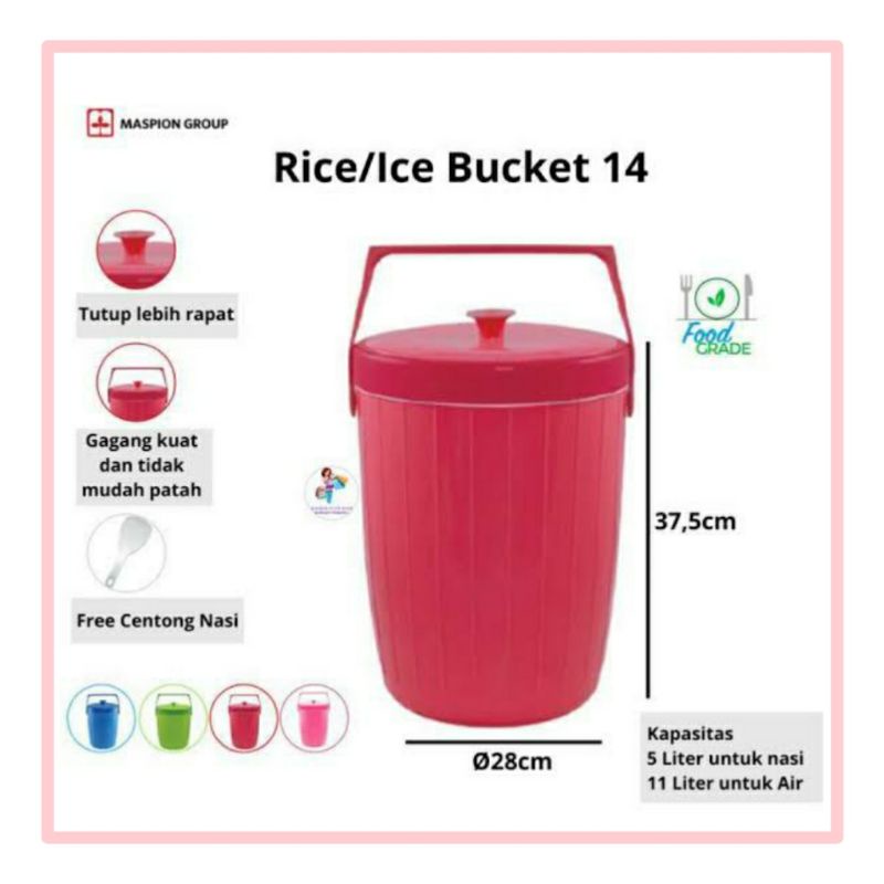 Jual Termos Es/Nasi Maspion 14Ltr | Shopee Indonesia