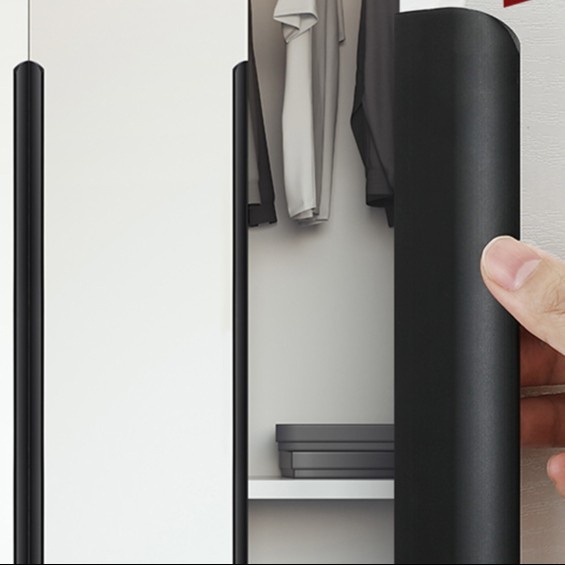 Jual [Panjang 80-120cm] Handle Tipis Pull Invisible Black Edge hitam ...