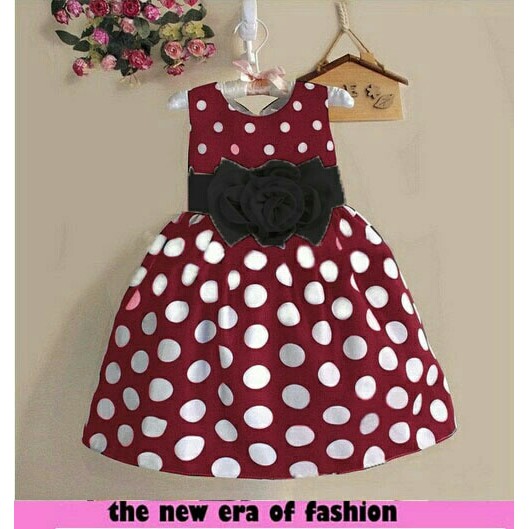 Jual LQ DRESS KIDS POLKA / DR URSULA (RED) | Shopee Indonesia