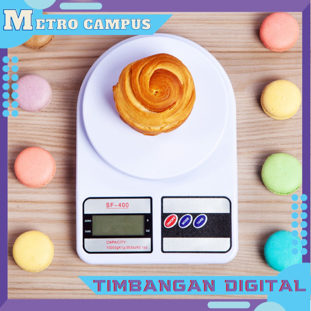 Jual SF400 Timbangan Dapur Digital 10kg Timbangan Kue Roti Makanan ...