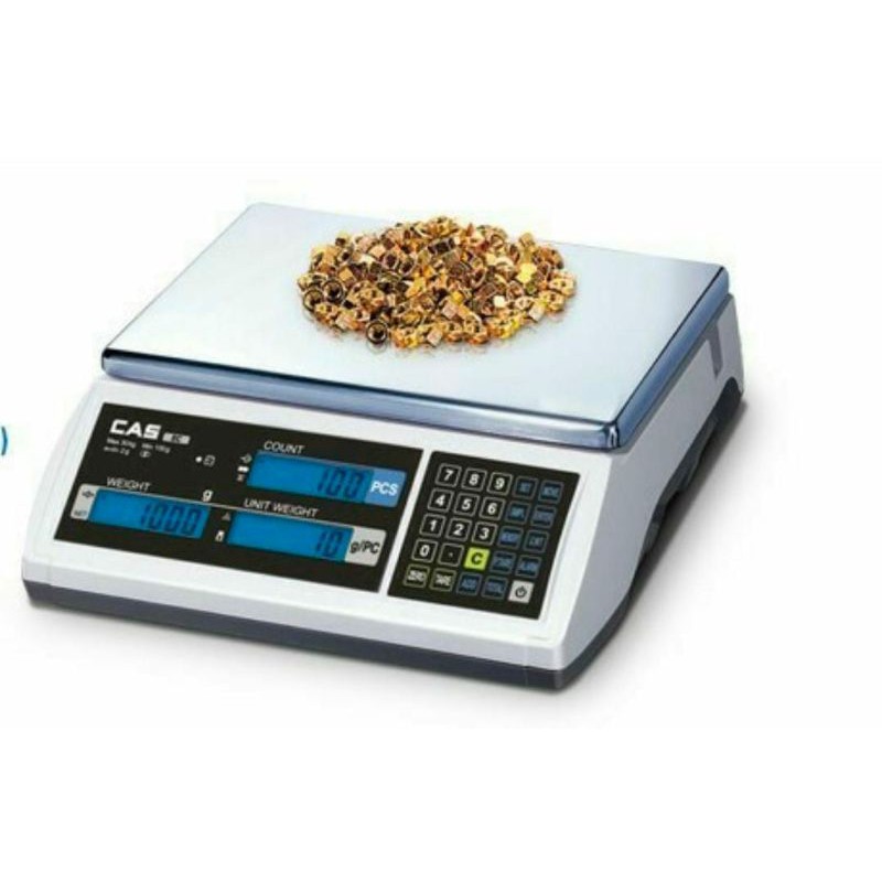Jual Timbangan Digital Merek CAS JCS TIMBANGAN HITUNG JUMLAH PCS - KOREA | Shopee Indonesia