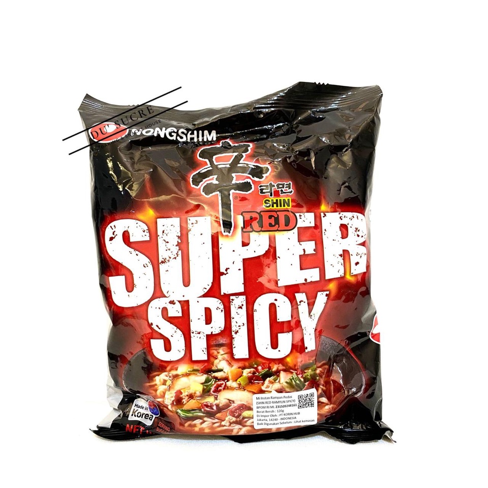 Jual Nongshim Shin Red Super Spicy korean Ramyun | Shopee Indonesia
