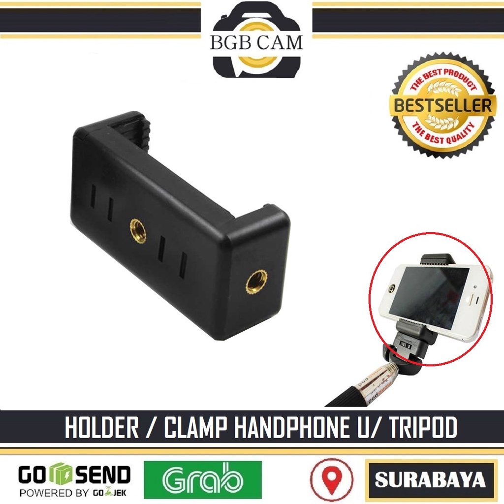 Jual Holder U Handphone ke Tripod / Clamp Handphone | Shopee Indonesia