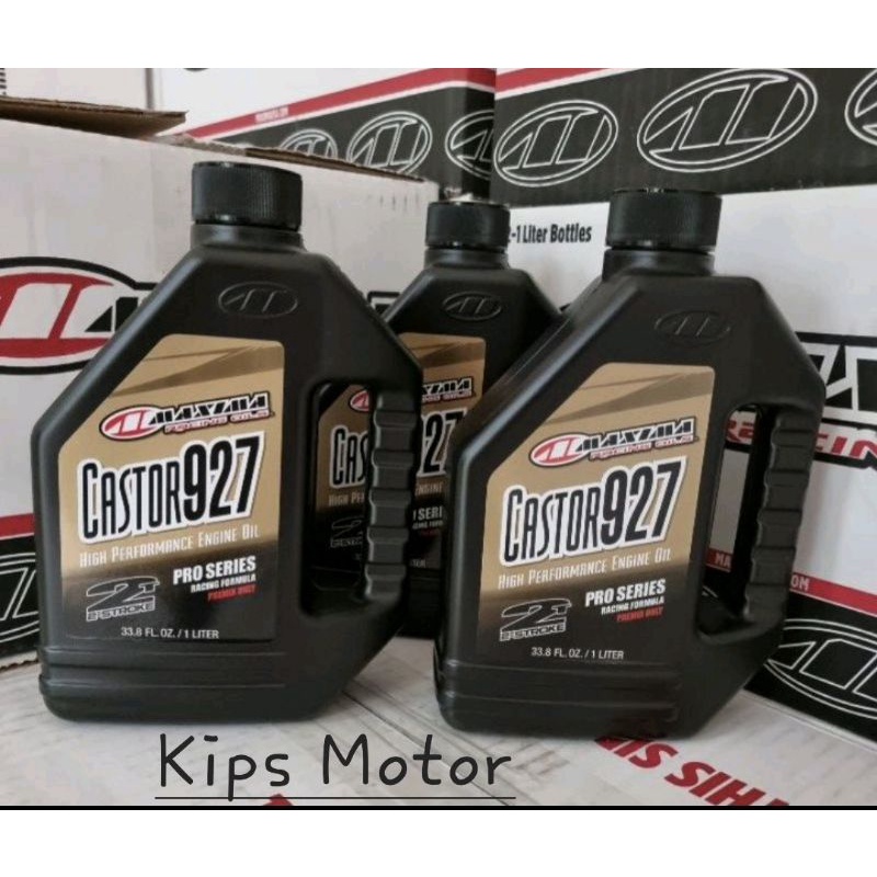 Jual oli samping MAXIMA CASTOR 927 2T 2 Stroke Pro Series 1 botol 1 ...
