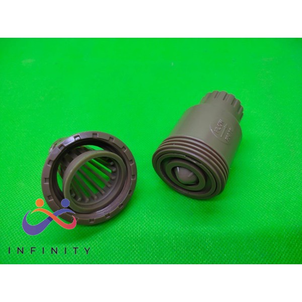 Jual Foot Klep Valve Tusen Tosen Klep + Saringan PVC 1/2 Inch SANWELL ...