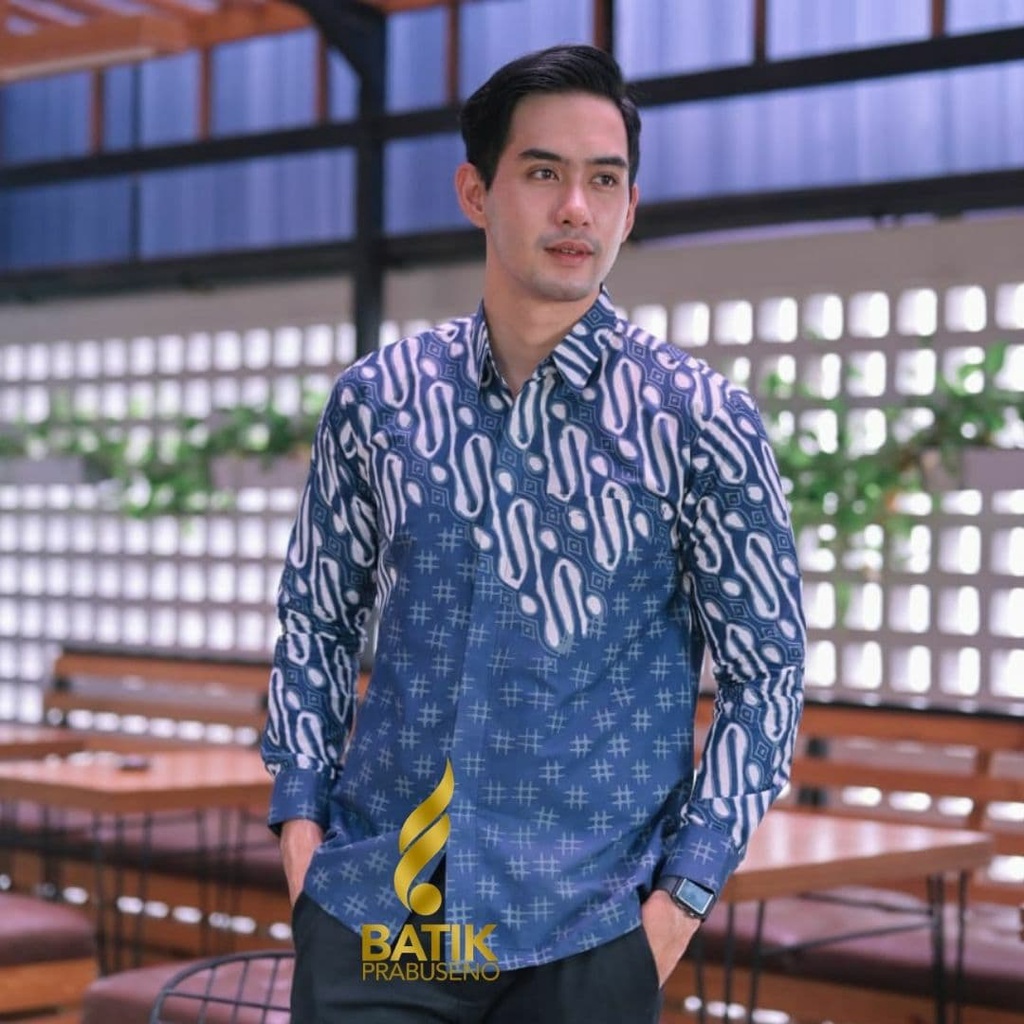 Jual Parang Hastag Batik Pria Size M L Xl XXL Batik Seragam Kerja ...