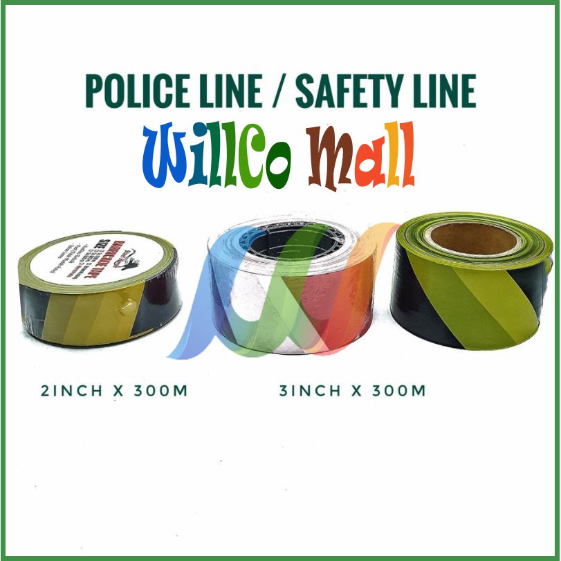 Jual YELLOW LINE GARIS POLISI POLICE LINE BARICADE SAFETY LINE | Shopee ...
