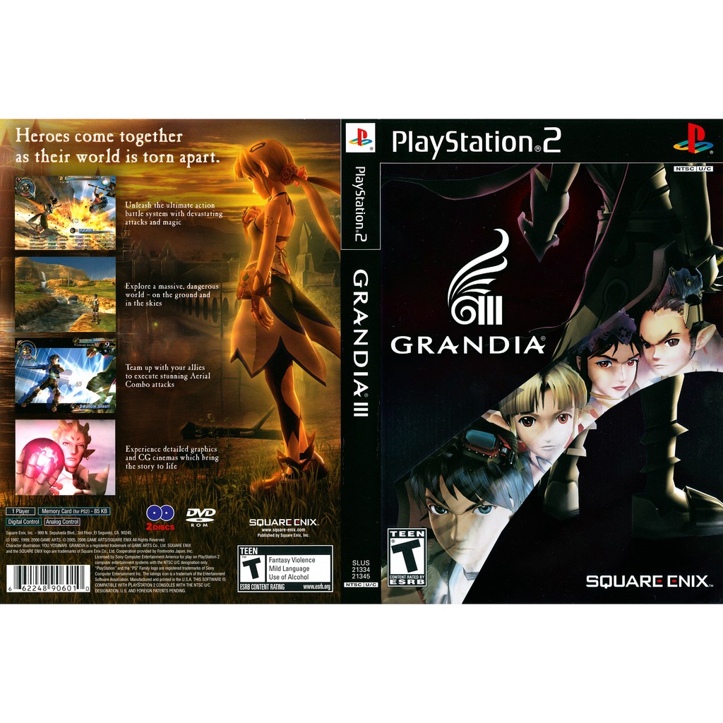 Jual Kaset Ps2 Game Grandia III 2 Disc | Shopee Indonesia