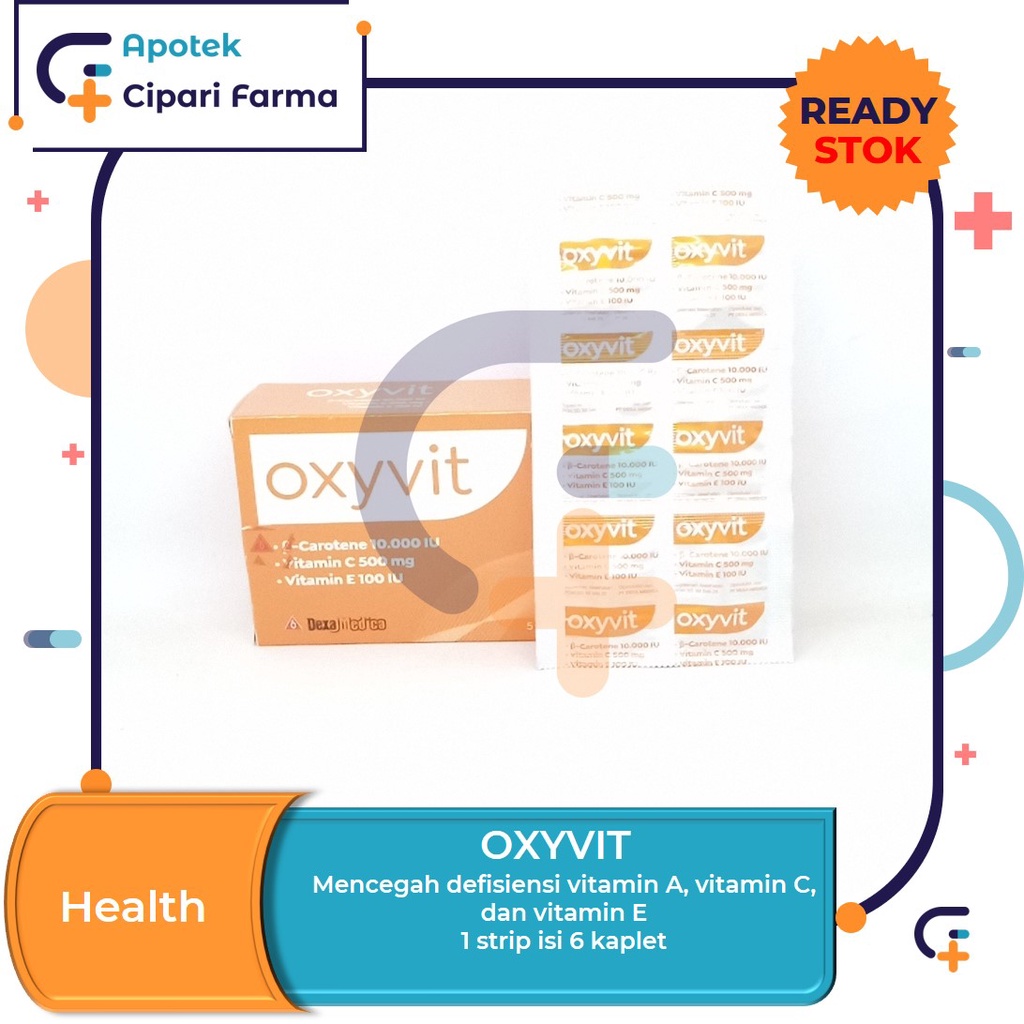 Jual Oxyvit Obat Suplemen Kesehatan Vitamin A C E Daya Tahan Tubuh 1 ...