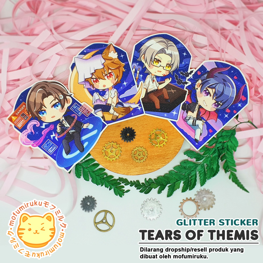 Jual Tears of Themis Glitter Sticker | Artem Wing | Luke Pearce | Vyn ...