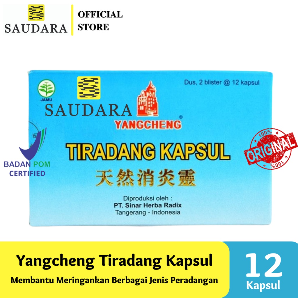 Jual Tiradang Tian Ran Xiao Yan Ling 12's BPOM - Obat Batuk, Radang ...