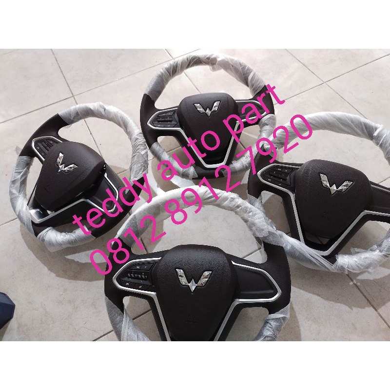 Jual stir wheel steering wheel wuling cortez s komplit air bag original ...