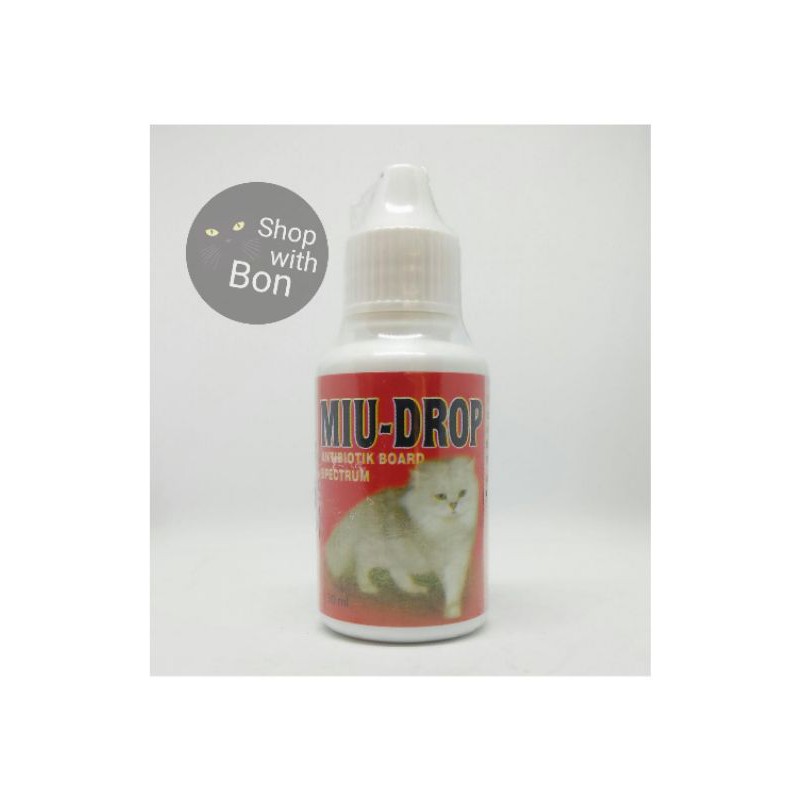 Jual MiU Drop Antibiotik Kucing 30ml | Shopee Indonesia