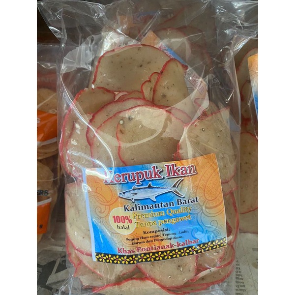 Jual Krupuk Ikan Bulat 500g ( L ) | Shopee Indonesia
