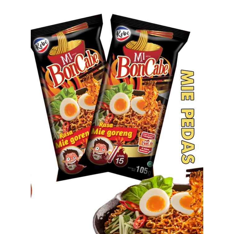 Jual Mie BON CABE level 15 mie instan boncabe 70 gram boncabe | Shopee ...